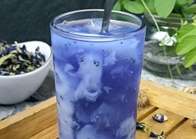 Resep Es Kelapa Bunga Telang (937) oleh Ati Agus Sapto (Mom's Firza ...