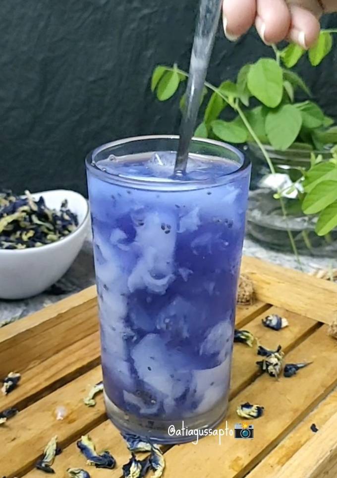 Resep Es Kelapa Bunga Telang (937) oleh Ati Agus Sapto (Mom's Firza ...