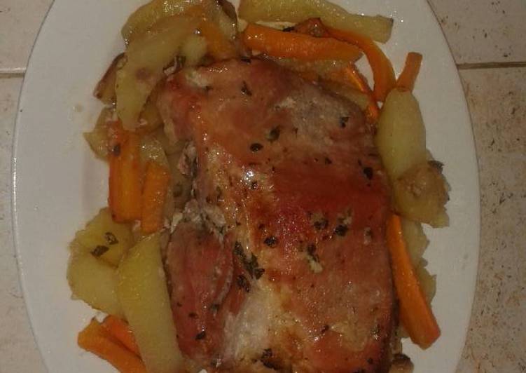 Cerdo horneado Receta de jhose- Cookpad