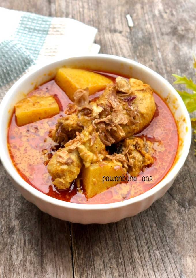Resep Gulai Ayam & Kentang ala RM Padang (Minang) oleh pawonbune_aas ...