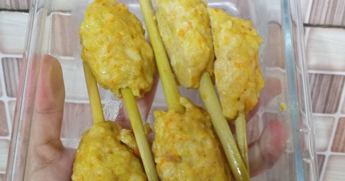 Resep Sate Ayam Lilit MPASI 1 Tahun oleh Fivin Marufah Al Mufidah - Cookpad
