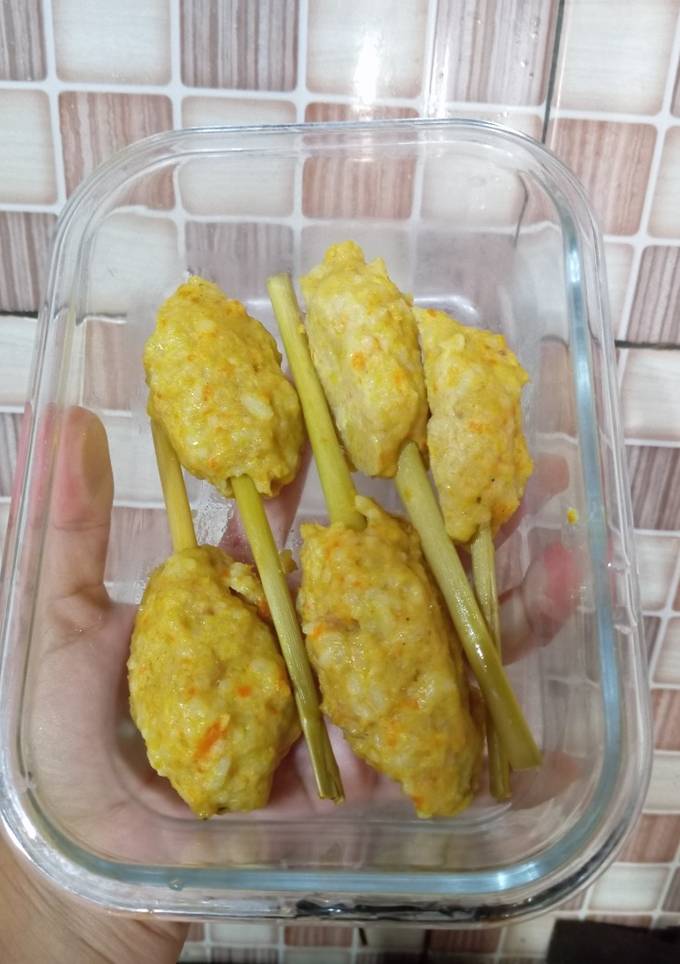 Resep Sate Ayam Lilit MPASI 1 Tahun oleh Fivin Marufah Al Mufidah - Cookpad