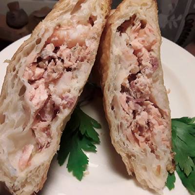 Sig's Salmon and Prawn Pasties Recipe by Sigrun - Cookpad