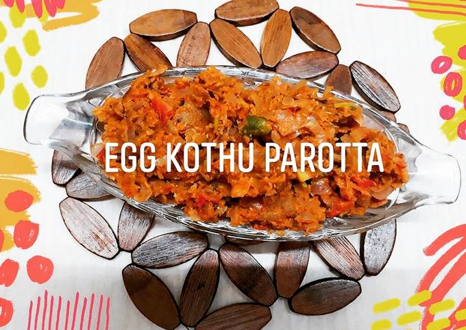 Egg Kothu Parotta Recipe by Athilakshmi Maharajan - Cookpad