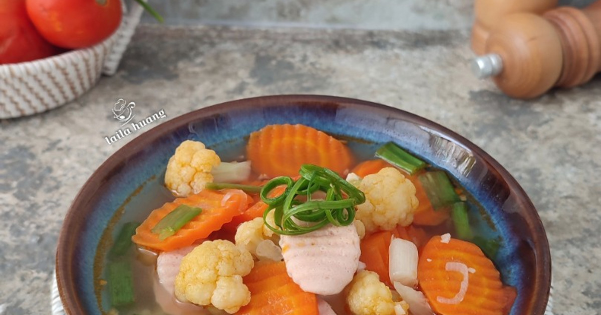 Resep Sop Sayur Kuah Tomat oleh Laila_Huang - Cookpad