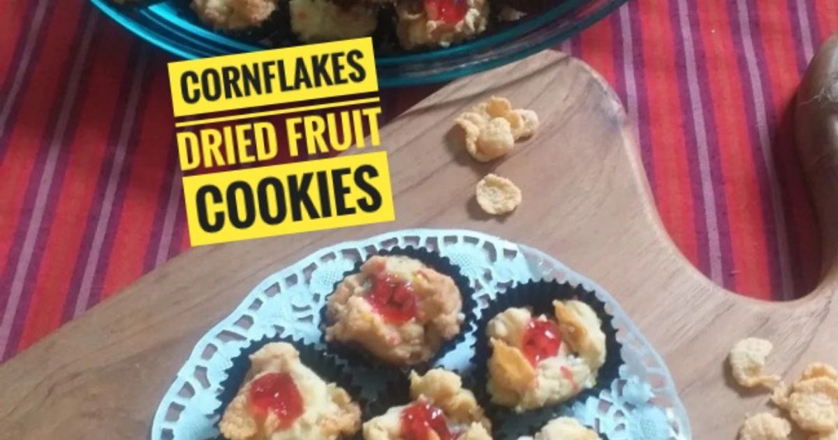 Resep Cornflakes Dried Fruit Cookies oleh Liawati Iskandar - Cookpad