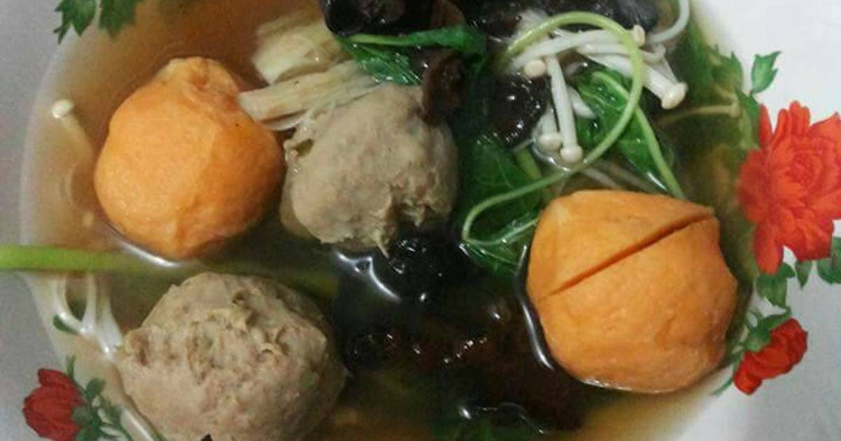 Resep Steamboat Bakso Jamur oleh mawaddah sundusi - Cookpad