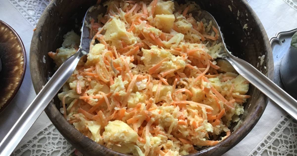 Ensalada de col (repollo) y zanahoria Receta de Rosa Padrón Argentó ...