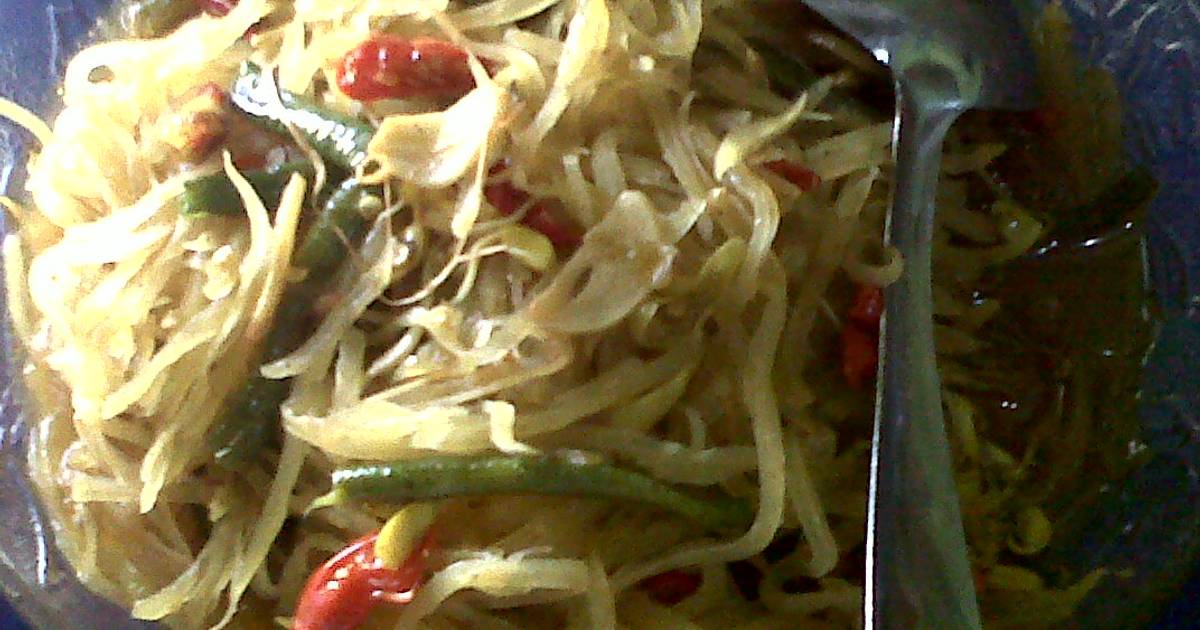 119 resep oseng pepaya kacang panjang enak dan mudah - Cookpad