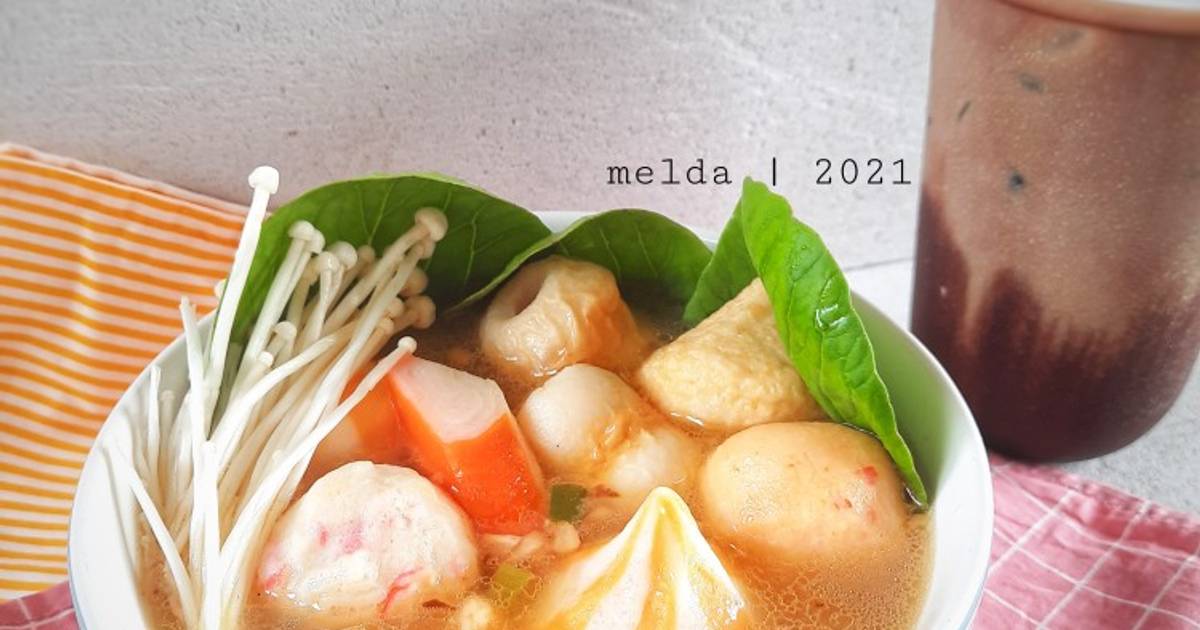 Resep Suki Kuah Kaldu Homemade oleh melda yanti - Cookpad