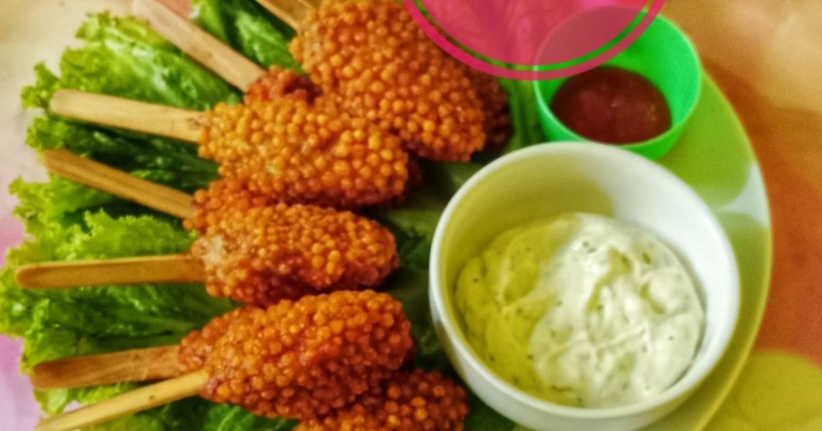 Resep 642. 🐔Crispy Buble Crumb Chicken Nugget Drum Stick oleh Intan ...