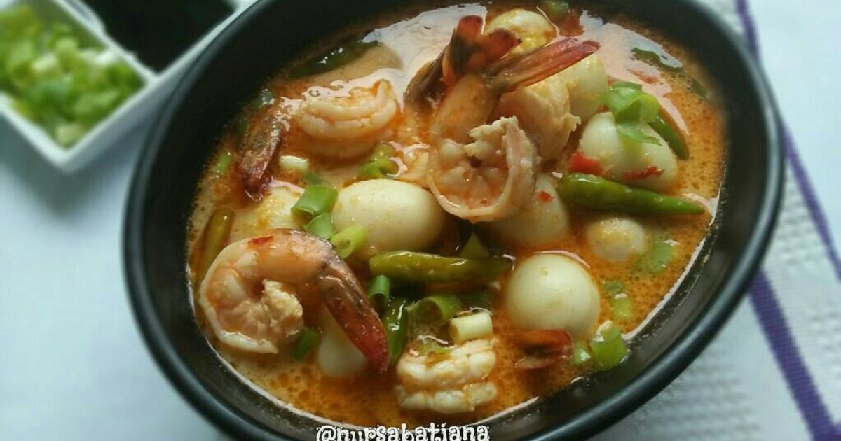 Resep soto udang telur rumahan enak dan mudah - Cookpad