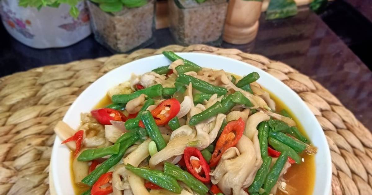 183 resep jamur tiram kacang panjang enak dan mudah - Cookpad