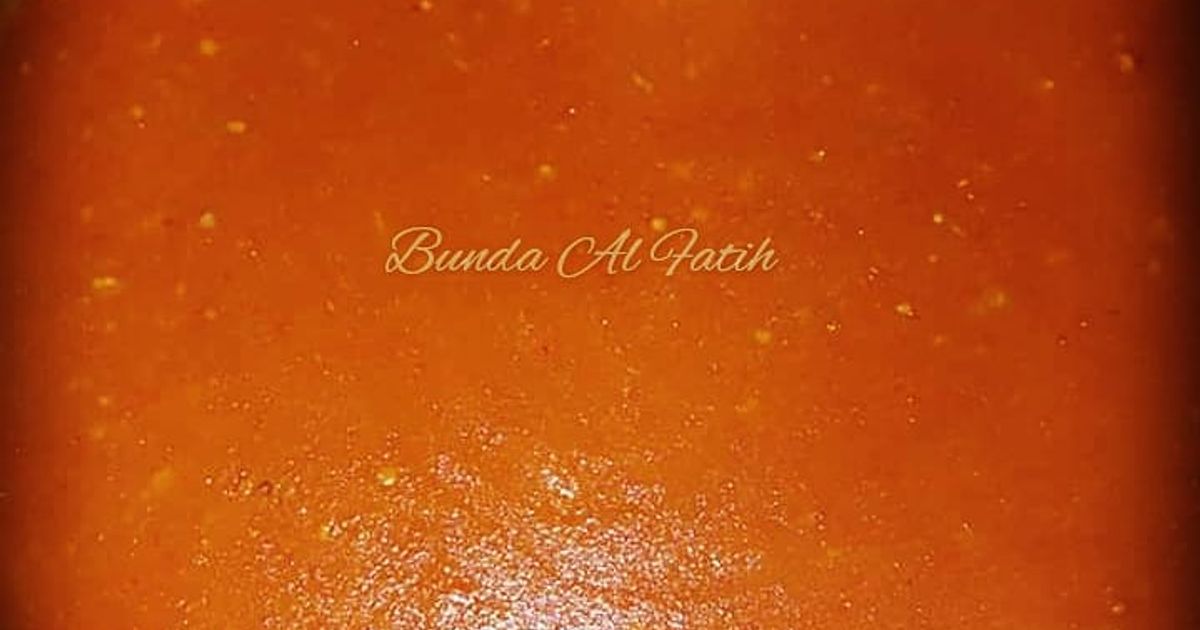 Resep Saos Sambal Homemade oleh Bunda Al Fatih - Cookpad