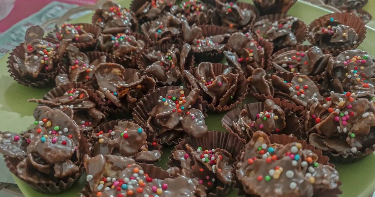 Resep Choco Cornflakes oleh 🌛 🤍 - Cookpad
