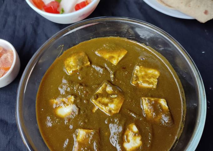 Dhaba Style Palak Paneer Recipe By Mothers Delight Cookpad