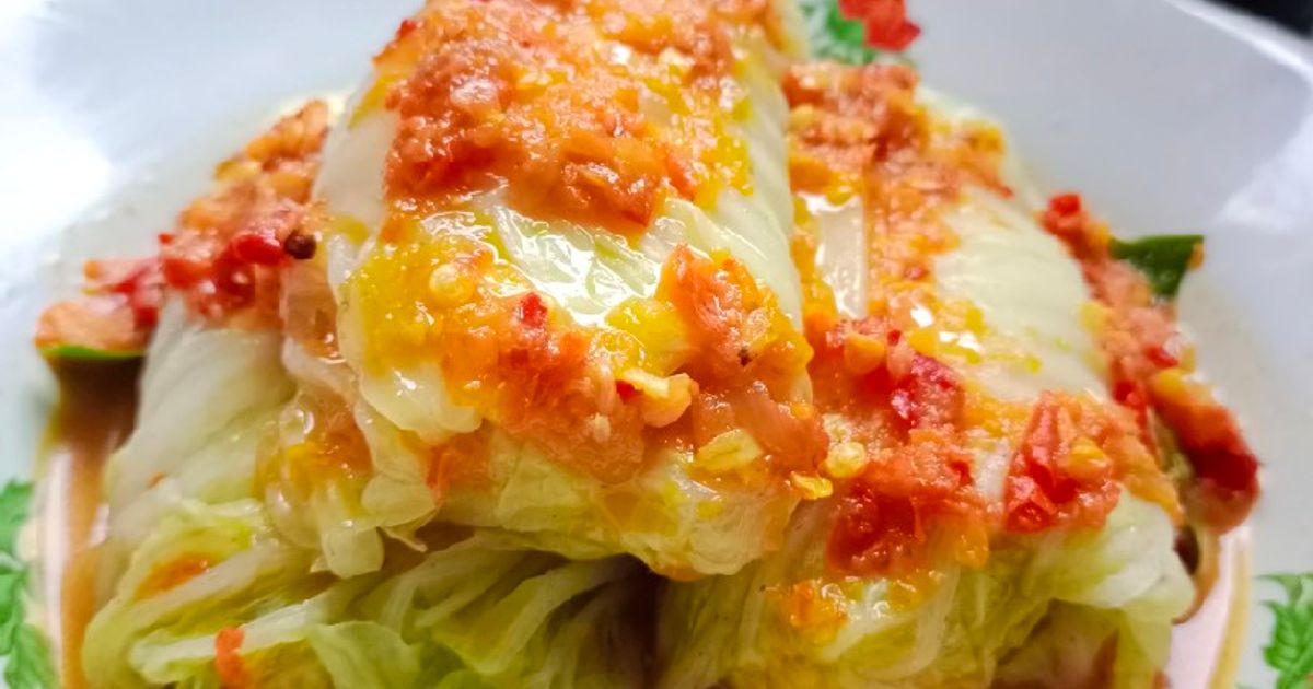 Resep Sawi Putih Isi Tahu Bumbu Seblak oleh Gina - Cookpad