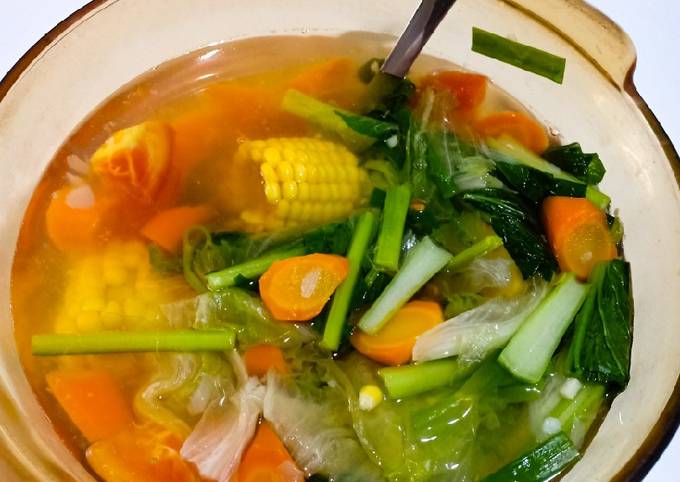 Resep Sop Sayuran Hijau oleh wz - Cookpad