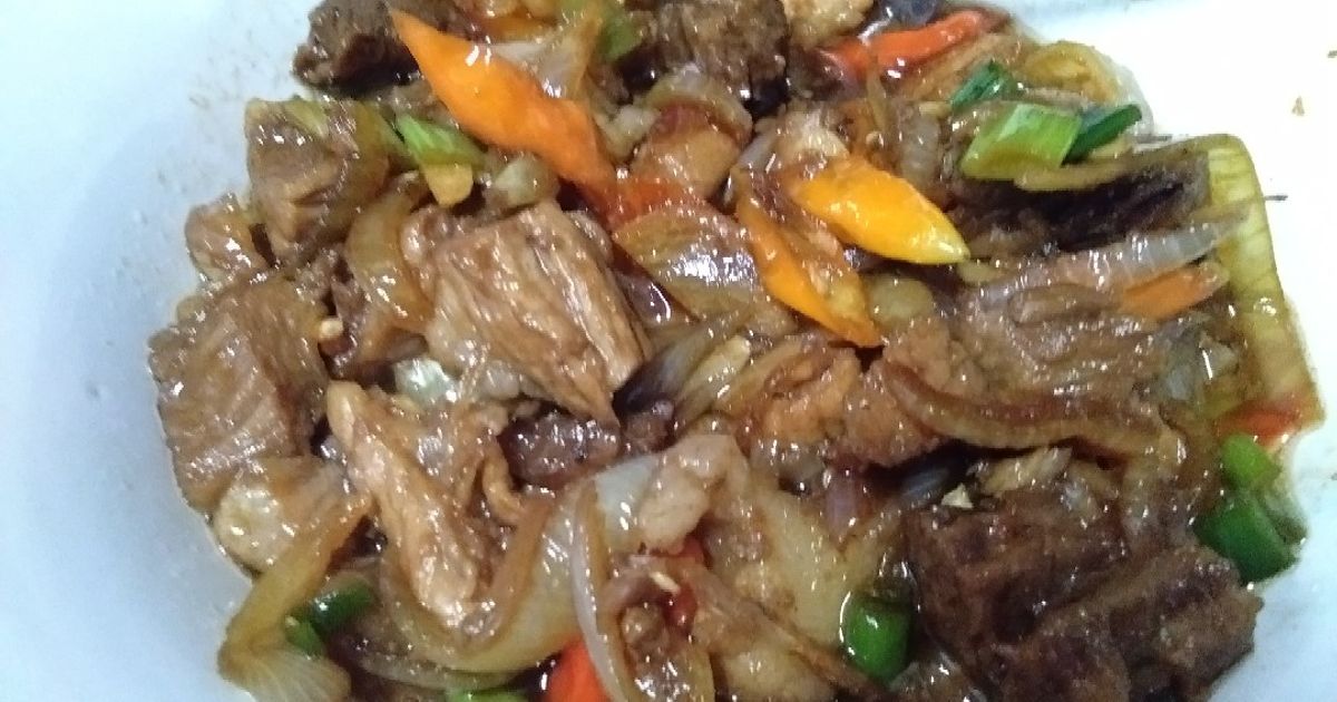 Resep Oseng Sapi Pedas oleh Miaa🌼🌸 - Cookpad