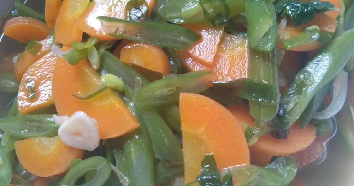 Resep Sayur Buncis Wortel Simple oleh Unni Keke - Cookpad