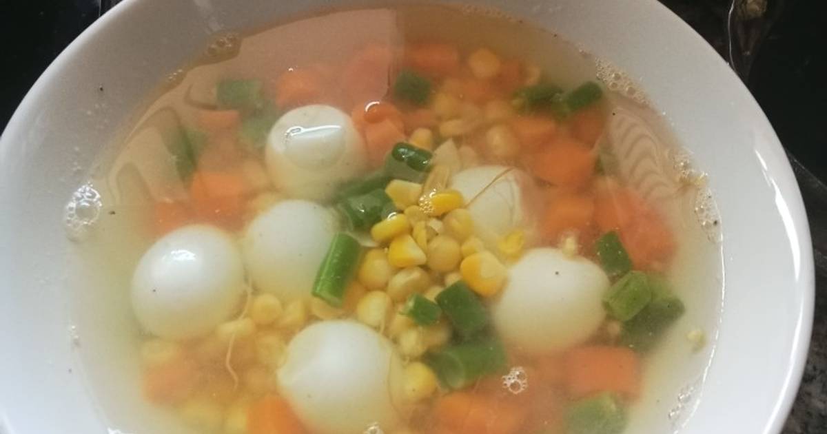 Resep Sop telur puyuh oleh laelika tanisa - Cookpad