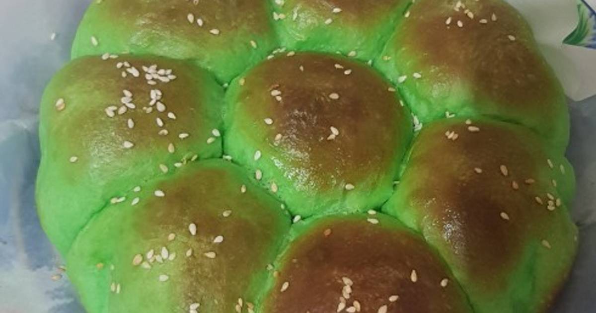Resep Roti pandan breadmaker oleh Mel_b - Cookpad