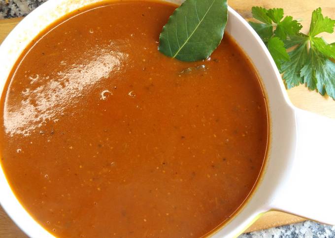 Salsa de tomate sin azúcar Receta de Cuqui Bastida- Cookpad