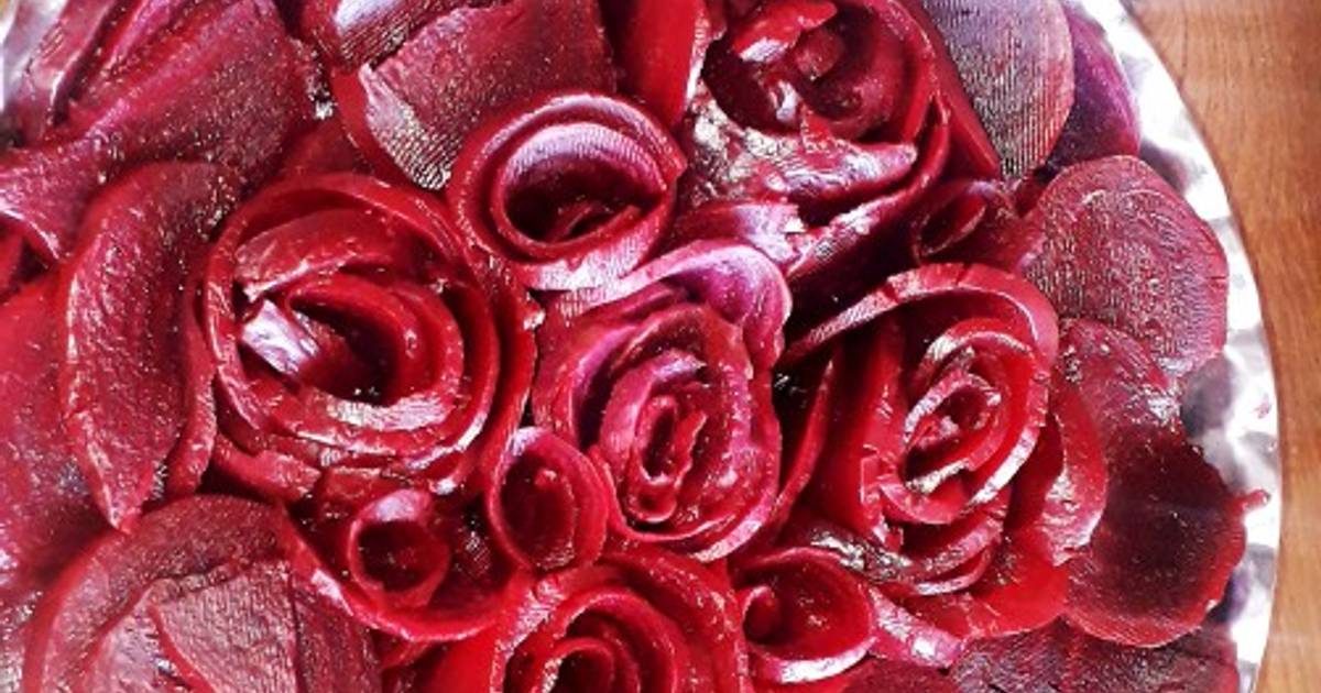 طرز تهیه تزیین لبو شب یلدا ساده و خوشمزه توسط 👩🏻🍳آشپز باشی عسل بانو👩🍳 کوکپد