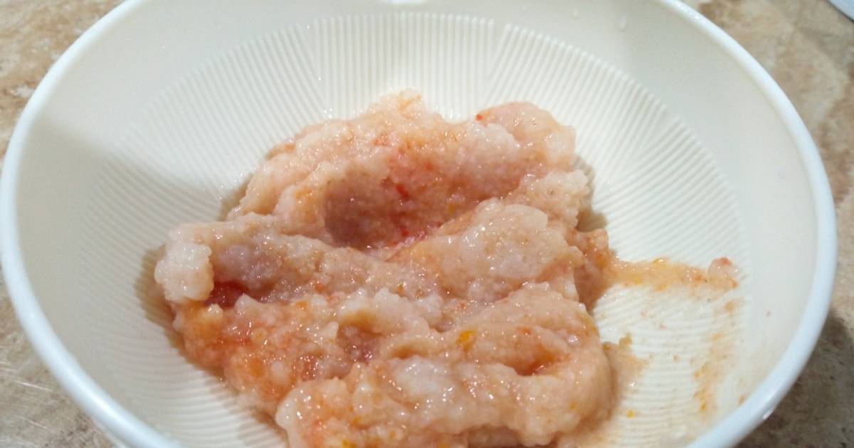 34 resep mpasi bubur saring 6 bulan enak dan mudah - Cookpad
