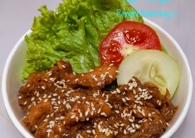 Resep Rice Bowl Ayam Teriyaki oleh PawonMbakNing - Cookpad
