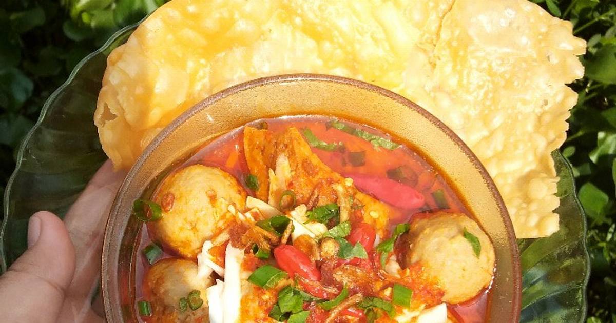 Resep Bakso Kuah Pedas oleh Mom's Rasya Kitchen - Cookpad