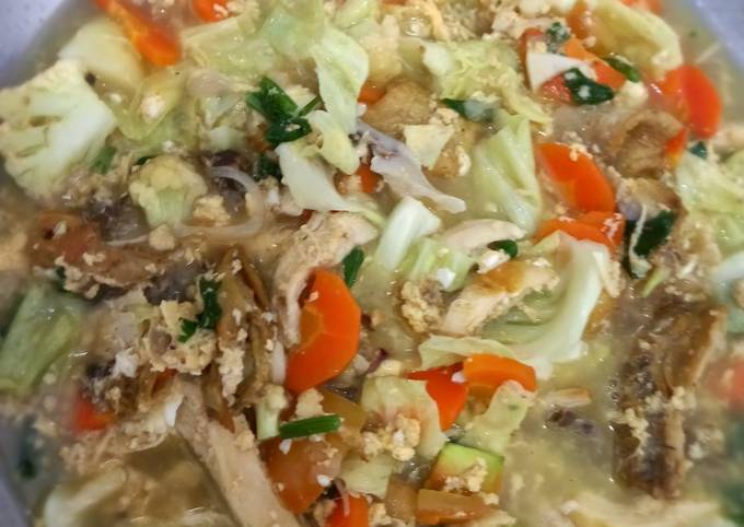Resep Capjay kuah sayur sop oleh Novi Anie - Cookpad