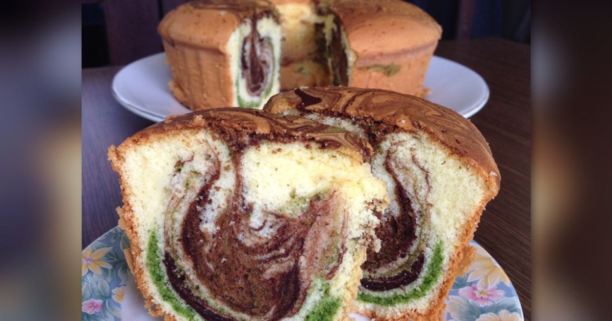 Resep Marmer Cake / Marble Cake oleh Vanya - Cookpad
