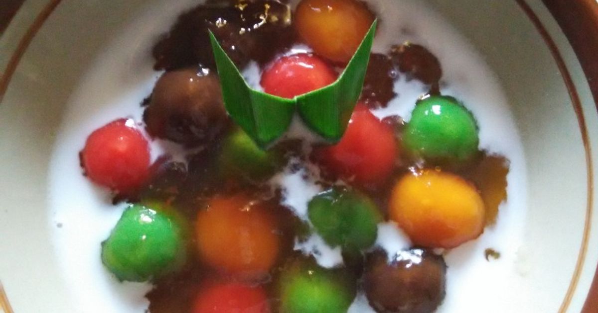 Resep Candil / Biji Salak Pelangi + Jenang Garut oleh Janah Amri - Cookpad