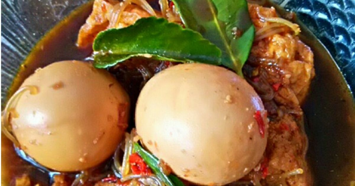 Resep 65.Semur Tahu Telur Praktis oleh Pawon Winna - Cookpad