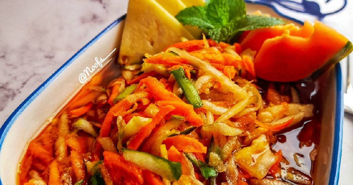Resep Rujak Serut Buah oleh Noof's Kitchen - Cookpad