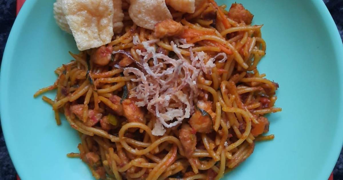 261 resep spageti goreng enak dan sederhana - Cookpad