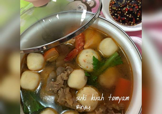 Resep Suki kuah tomyam oleh Rindy Anjarsari - Cookpad