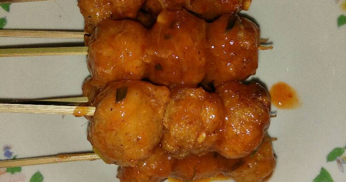 Resep Sate Pentol Udang Tempe oleh sri wati - Cookpad
