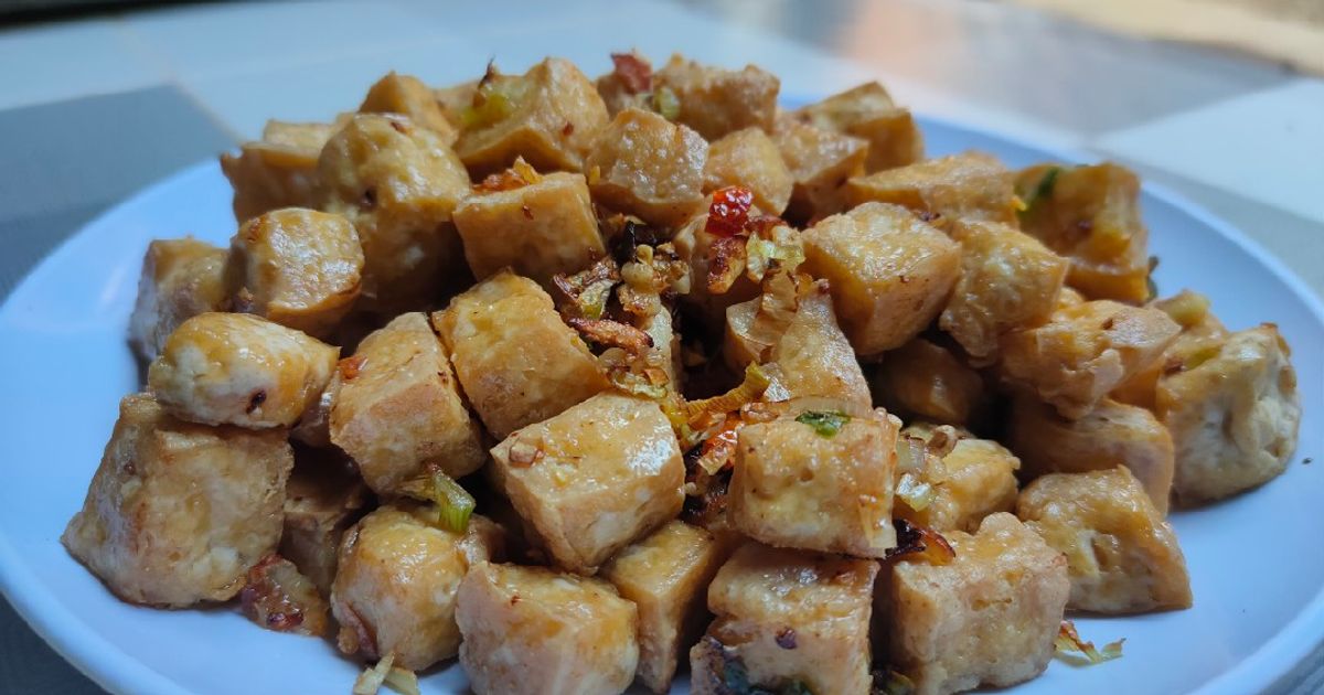 Resep Cemilan Tahu Pedas Asin oleh Chie Enty - Cookpad