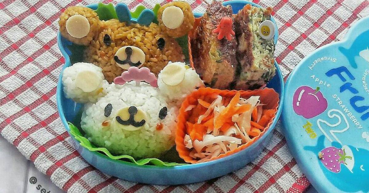Resep Bear Bento oleh Ine Setiawati - Cookpad