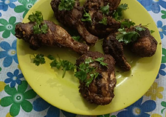 Chicken masala fry Recipe by rafidha noor - Cookpad