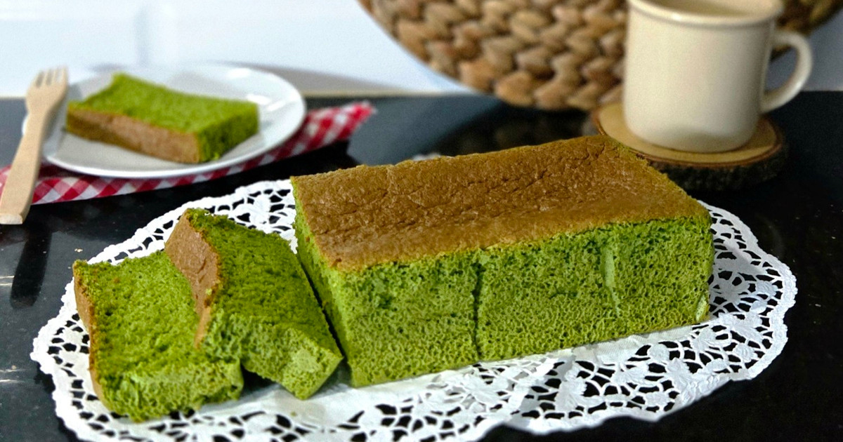 Resep Castella Green Tea Aka Kasutera (Tradisional Japanese Honey Cake ...