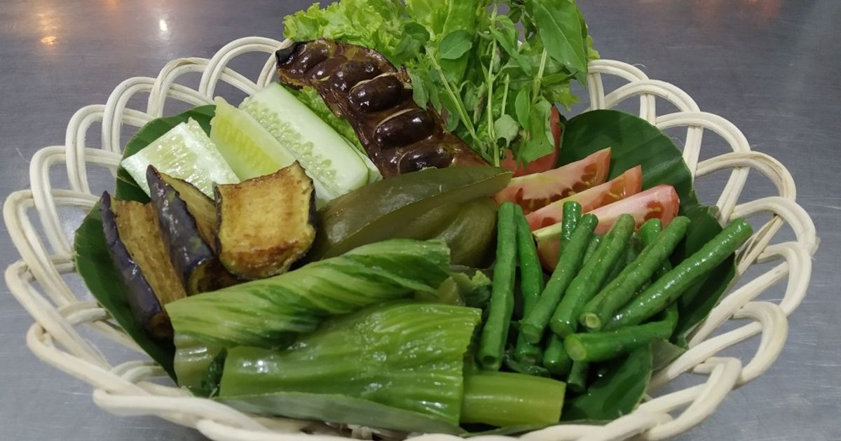 Resep lalapan kacang panjang, kemangi selada rumahan enak dan mudah ...