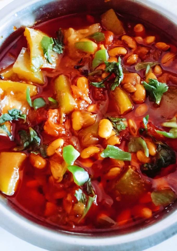 Tasty masaledar Lauki(Bottle gourd) and soyabean sabji Recipe by ...