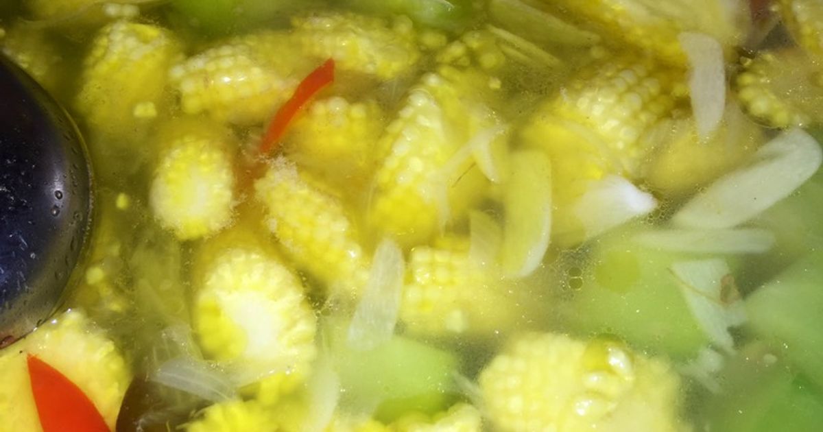 Resep sayur bening putren sehat dan segar