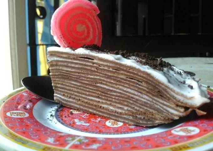 Resep Choco crepe oleh safira - Cookpad