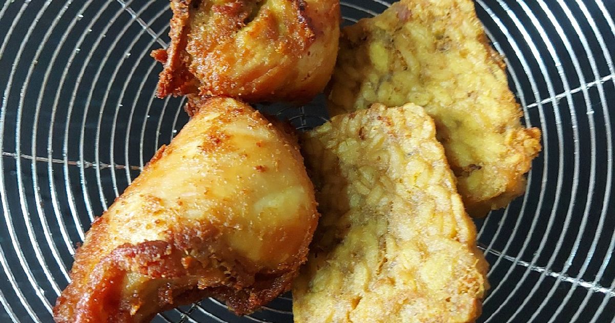 Resep Tempe & Ayam Goreng Ungkep Bumbu Kuning🍗 oleh fadhila & albab ...