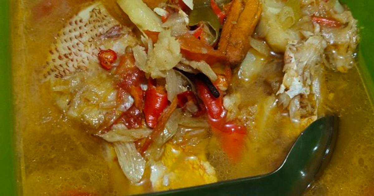 Resep Sup ikan kakap merah ala2 oleh Cindy Piko - Cookpad