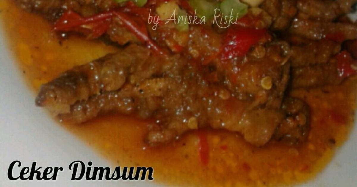 Resep Dimsum Ceker masak mercon oleh Aniska Riski - Cookpad